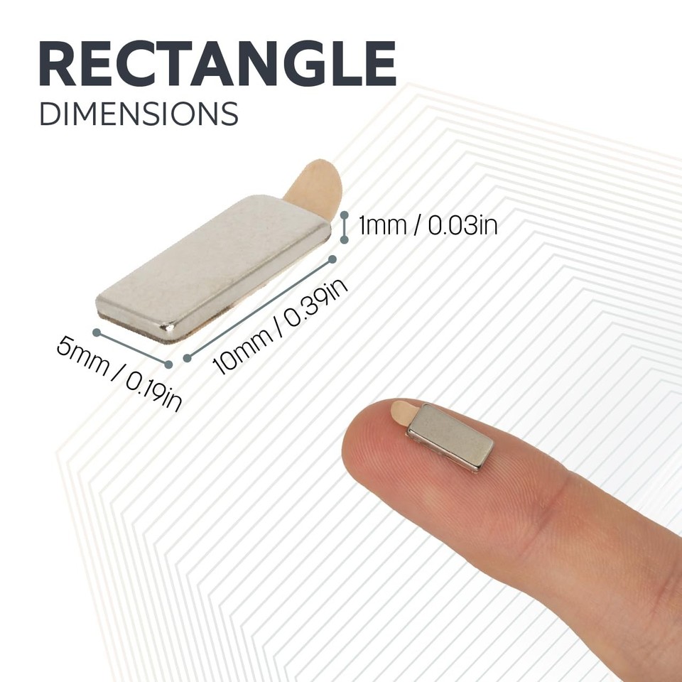 Self Adhesive N42 Neodymium Magnet for Arts Crafts Model Making DIY ...