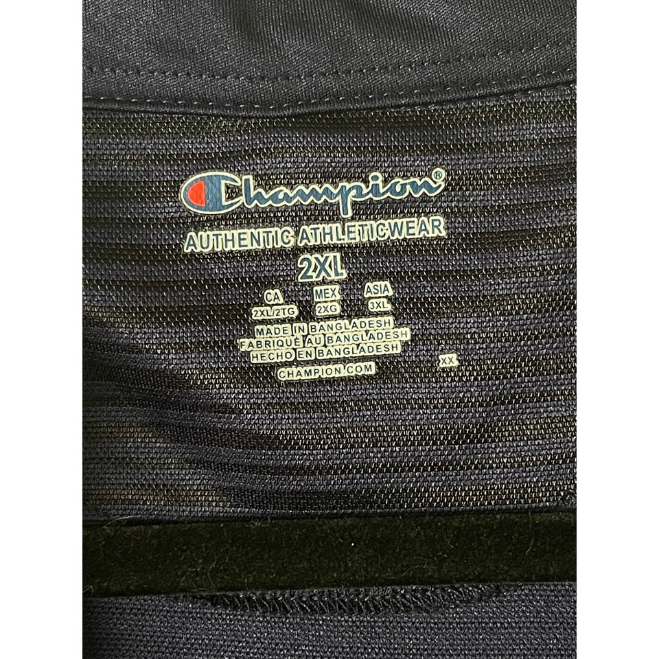 Men’s Champion Fullerton Blue Polo 2XL | eBay