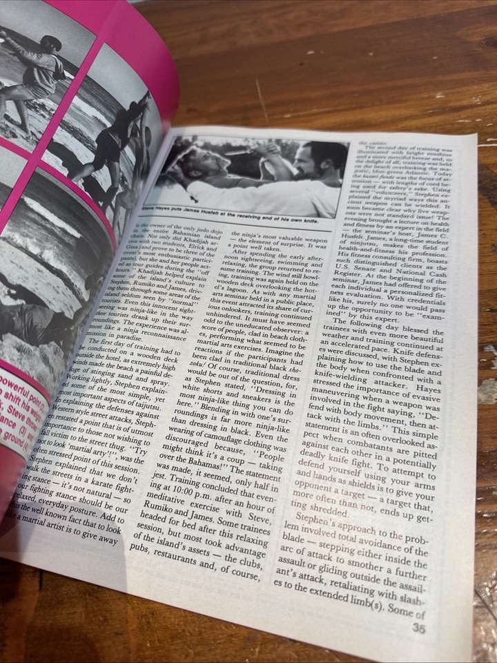 The Original Ninja Magazine July 1987 Poster Inside | eBay