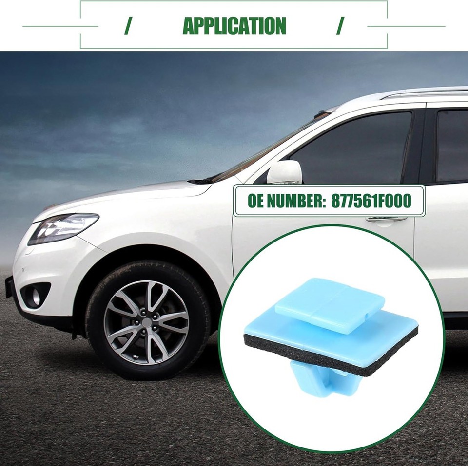 Rocker Panel Retainer Moulding Clips Fastener For Kia Hyundai 87756 ...