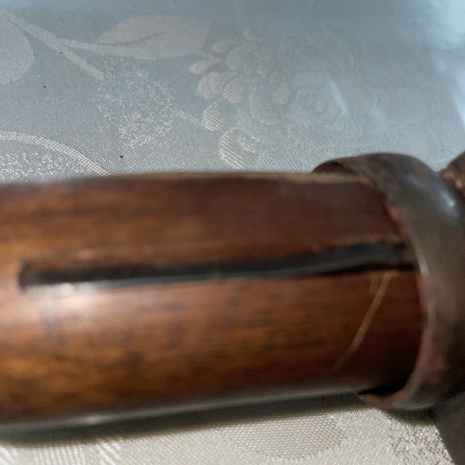 Vintage gunsmith estate. Fancy gun Forearm Walnut rifle unknown? | eBay