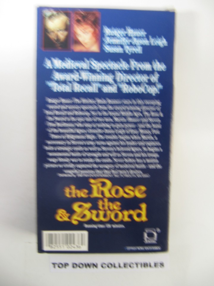 The Rose & The Sword, Rutger Hauer, Jennifer Jason Leigh, VHS Video | eBay