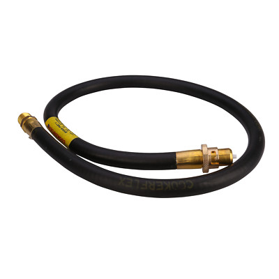 Universal Gas Cooker Hose Pipe With Bayonet Fitting - 4 ft long x 1/2 ...