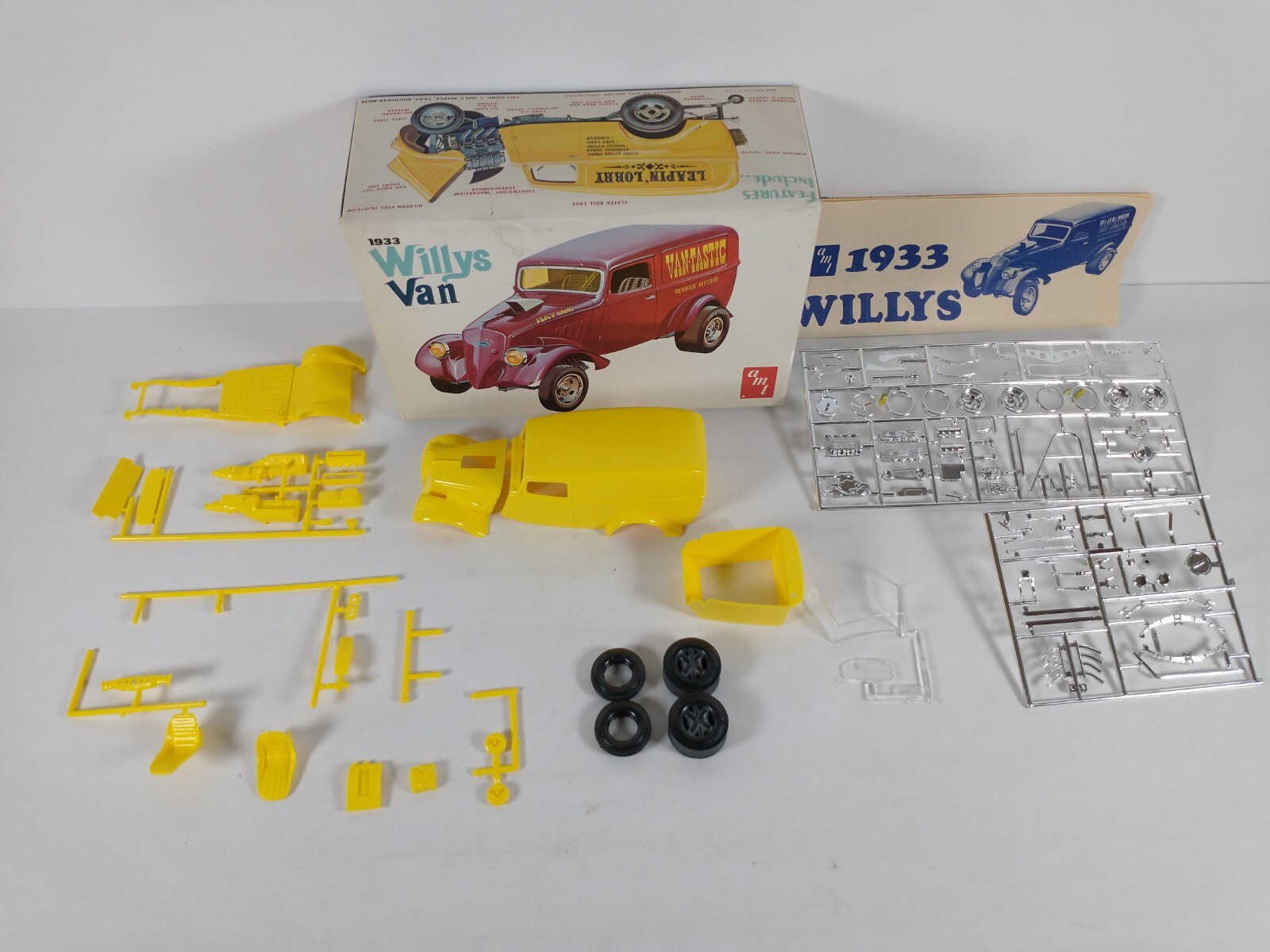 1933 Willys Van AMT 1:25 Model Kit T306 Parts Lot No Decals | eBay