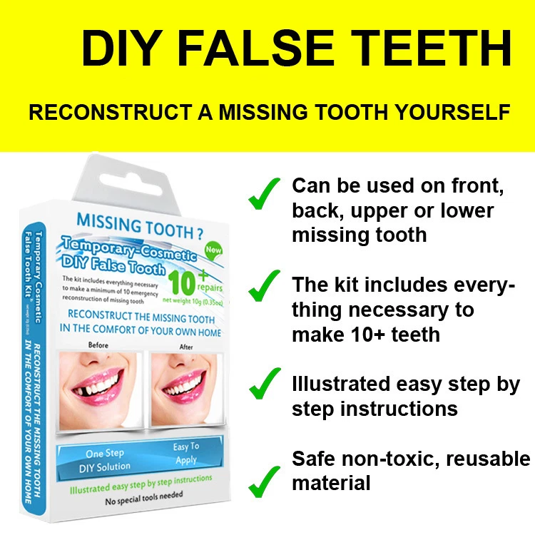 Make Your Own False Teeth Kit