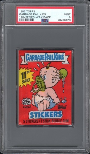 1987 Topps GPK OS11 Garbage Pail Kids 11th Series 11 Card Wax Pack PSA ...