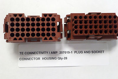 New TE CONNECTIVITY / AMP 207019-1 PLUG AND SOCKET CONNECTOR HOUSING | eBay