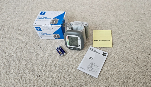 Medline Automatic Digital Wrist Blood Pressure Cuff with Memory - Model ...