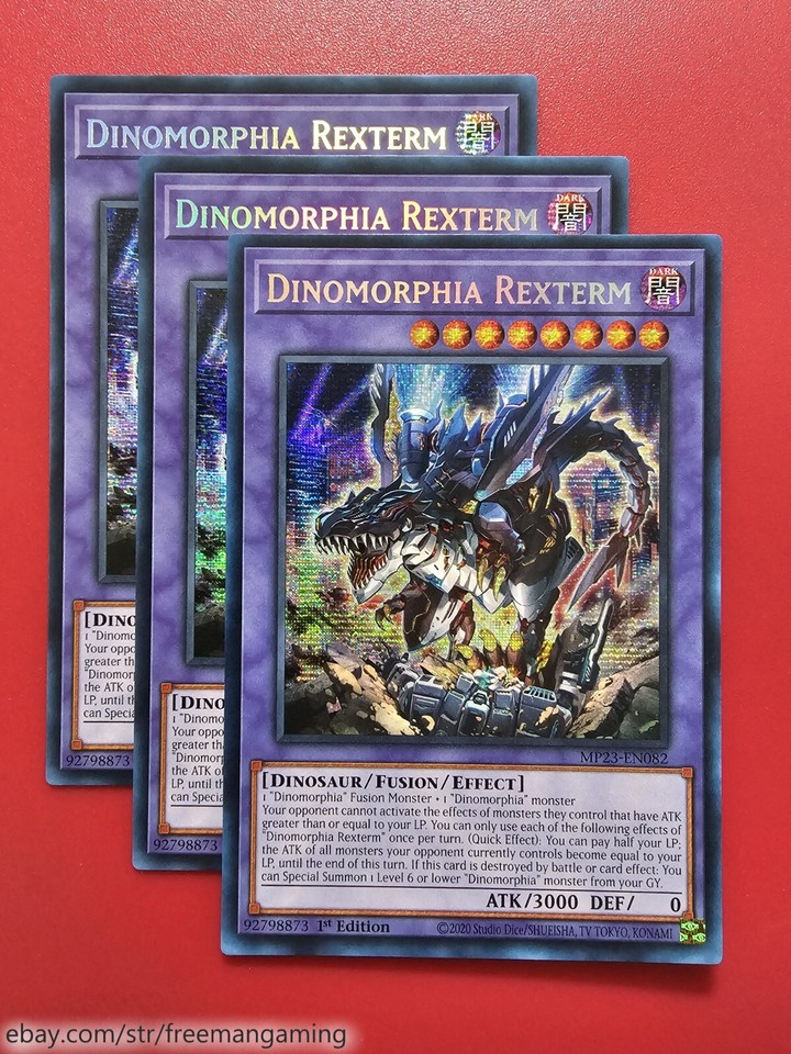 Yugioh Dinomorphia Deck 49 Card Rexterm Therizia Intact Budget ...