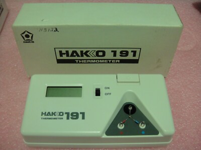 Hakko 191 Thermometer soldering calibration pre owned pictured | eBay