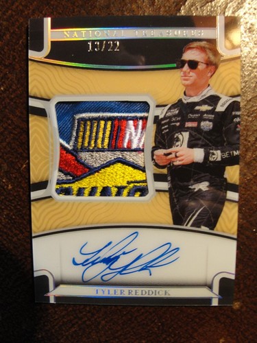 TYLER REDDICK RACE USED AUTOGRAPH SHOULD BE THE 1/1 BEAUTIFUL PATCH ...