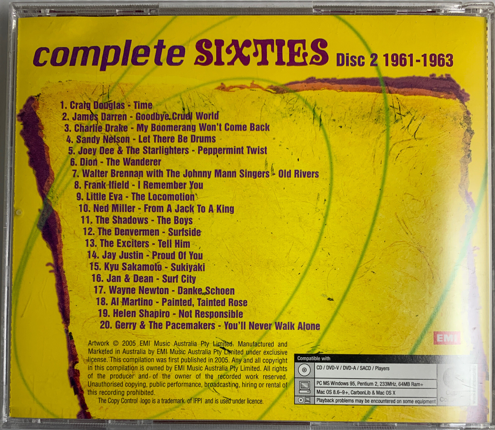 Complete Sixties 1967-1969 5-Disc Set MUSIC AUDIO CDs EMI 1960's 2005 ...
