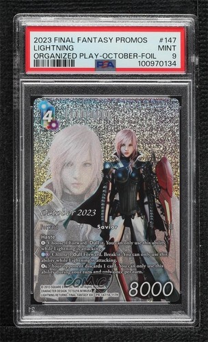 2016 Final Fantasy Trading Card Game: Assorted Promos Lightning PSA 9 ...