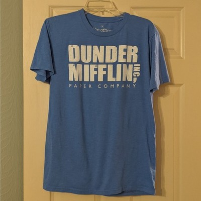 Blue Dunder Mifflin T shirt Medium | eBay