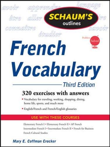 Schaum's Outline of French Vocabulary, 3ed, Mary Coffman Crocker | eBay