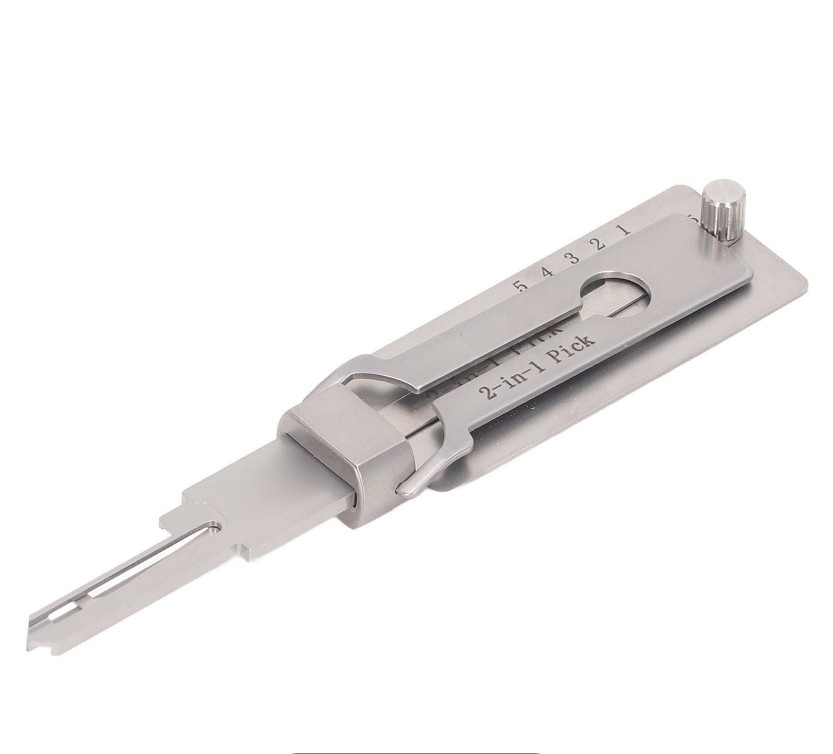 Key Decoder 2 in 1 Stainless Steel Key Hook Tool Hardware For Repair ...