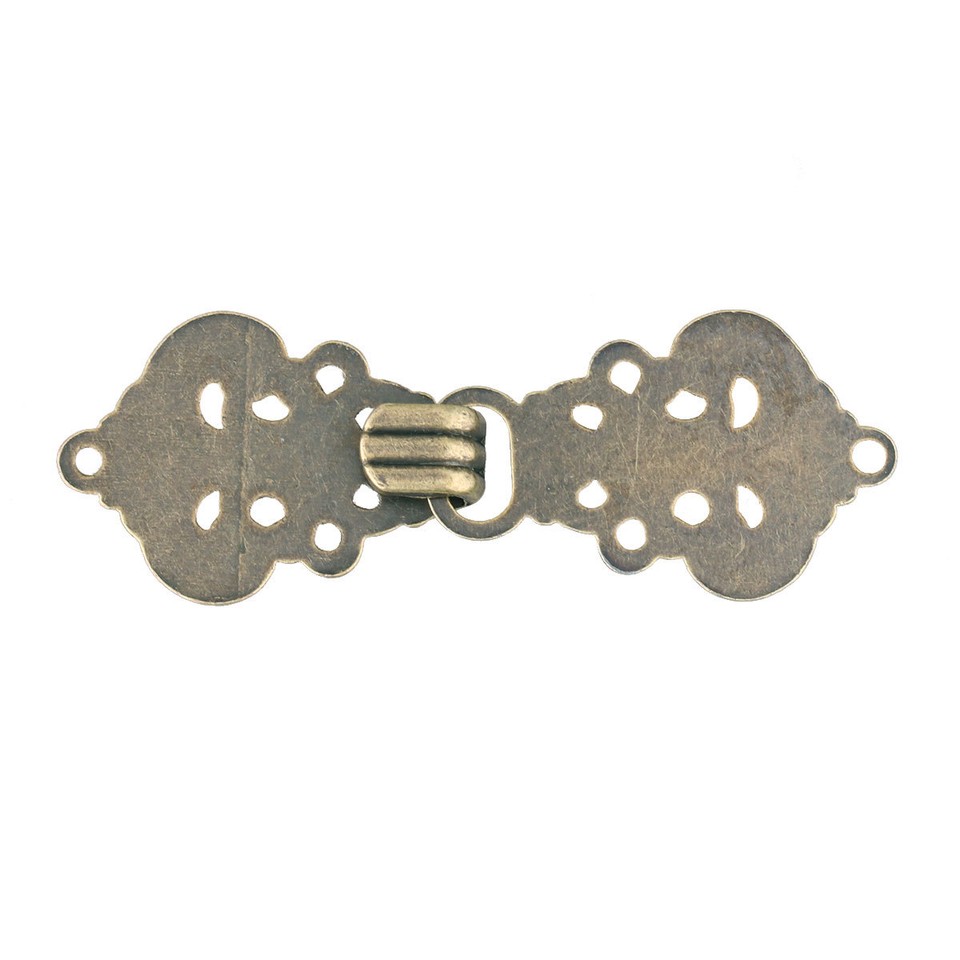 5 Pairs Baroque Flower Cape Cloak Clasp Fasteners Sew Hook Eye Cardigan ...