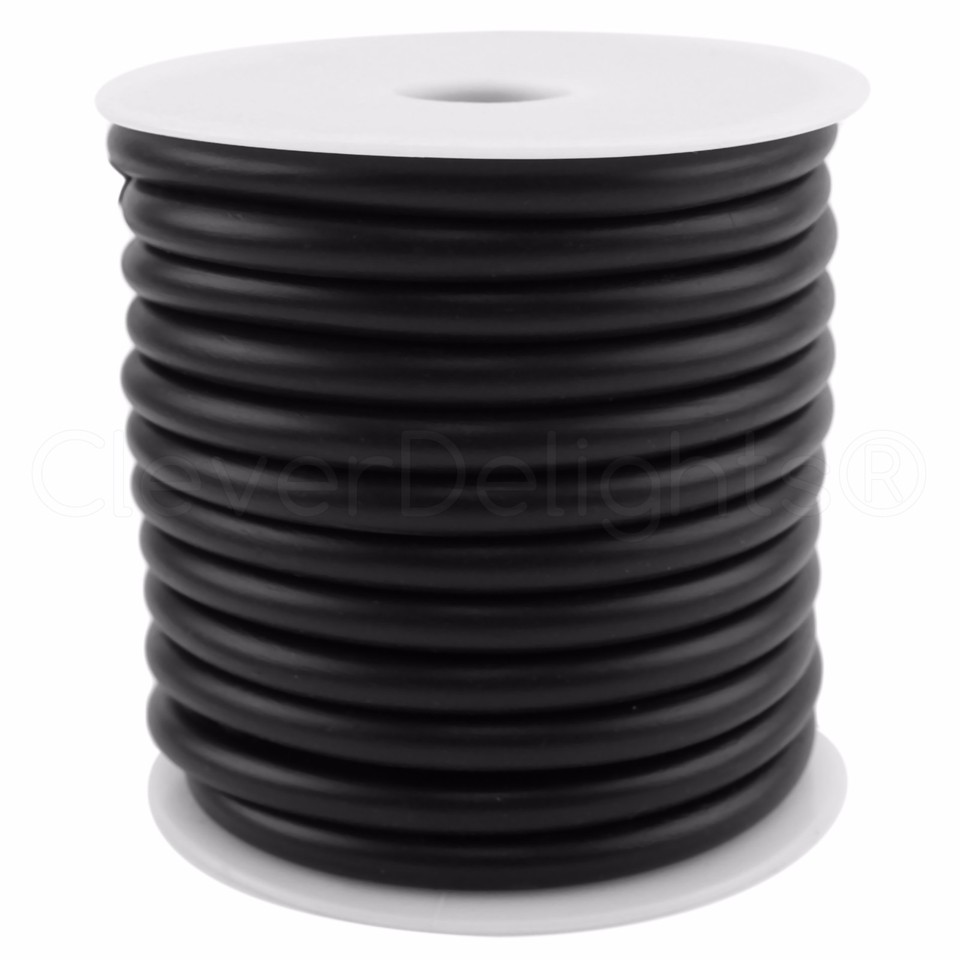 Solid Rubber Cord - Pick Length - 2mm 3mm 4mm 5mm 7mm 8mm - 5 10 20 50 ...