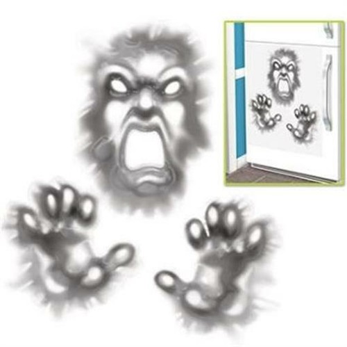 Halloween Demon Refrigerator Door Cover 30" x 30" Plastic Halloween ...