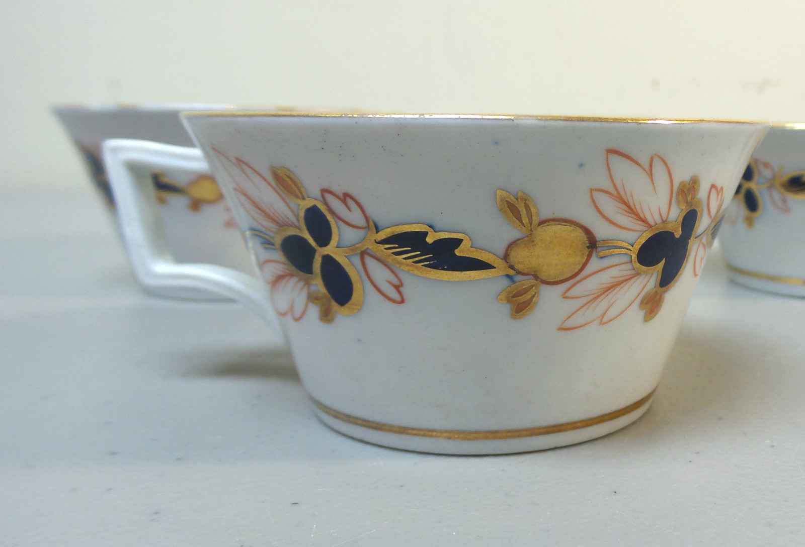 SET/4 ROYAL CROWN DERBY PORCELAIN IMARI "KINGS" PATTERN TEA CUPS | eBay