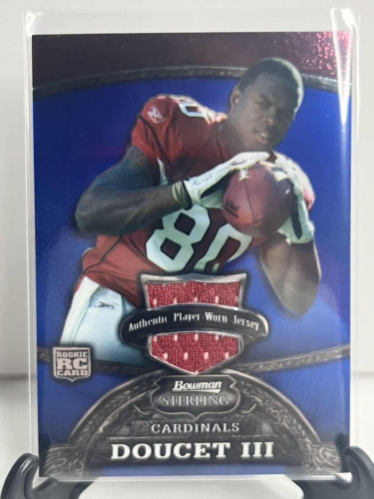 EARLY DOUCET III 2008 BOWMAN STERLING BLUE #172 ROOKIE GAME JERSEY 282/ ...