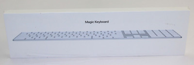 Apple Magic Keyboard with Numeric Keypad Model A1843 White | eBay