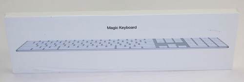 Apple Magic Keyboard with Numeric Keypad Model A1843 White | eBay