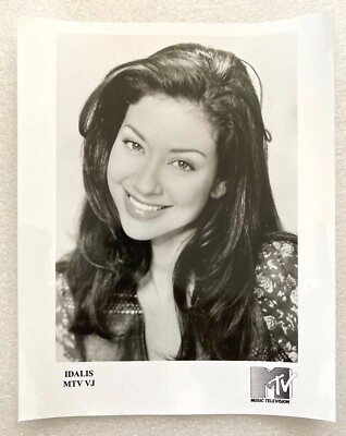 Vintage 1990s MTV VJ Idalis 8x10 B&W Promo Press Photo Photograph | eBay