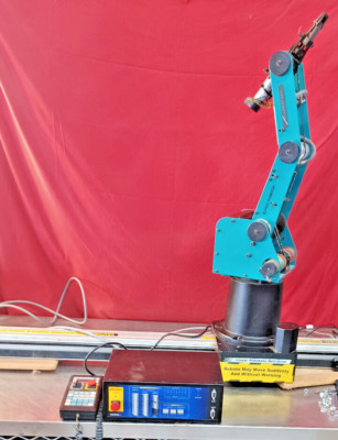 Eshed Robotec, Upraded to SCORBOT-ER4u Robotic Arm w/ Control Box and Handheld | eBay