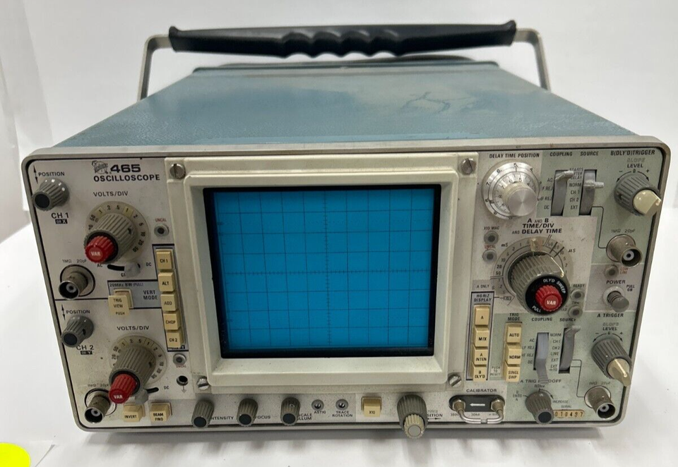TEKTRONIX 465 OSCILLOSCOPE 2 CHANNEL MODULE 50/400 HZ 110/240V AC | eBay