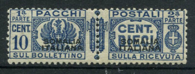 Somalia 1928 Sass. 55 MNH 100% parcel post overprinted 10 c | eBay