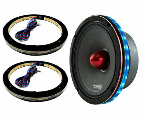 2x Spacer Rings Universal LED RGB Speaker Light 8" LRING8 DS18 | eBay