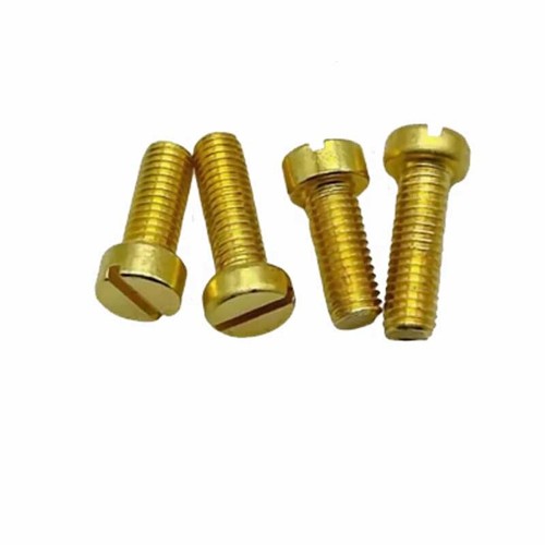 M3 brass screws slotted socket Cylindrical head screw bolt thread nail ...