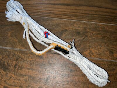 Mutton White Poly 5/5 Straight Lace EPT Youth Rope - Mutton riding ...