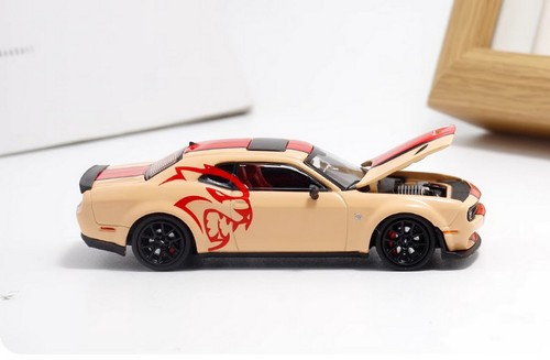 Car Model Toy Gift SH 1/64 Scale Dodge SRT Hellcat Yellow Diecast NIB ...