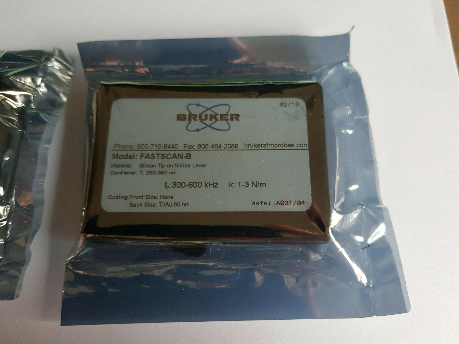 Veeco Bruker AFM SPM probes tips FASTSCAN SCANASYST TESPA SNL DNP ...