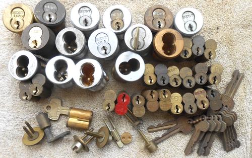 Big lot of BEST Locks PARTS, Core, Keys... | eBay