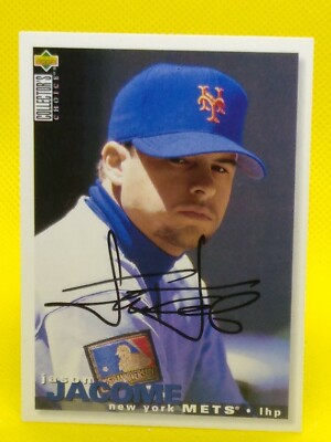 Jason Jacome 1995 Upper Deck #327 PERSONAL AUTOGRAPH | eBay