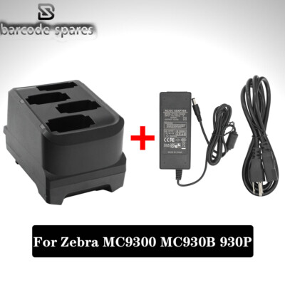 4-Bay Battery Charger Cradle Charging Base Kit for Zebra MC9300 MC930B ...