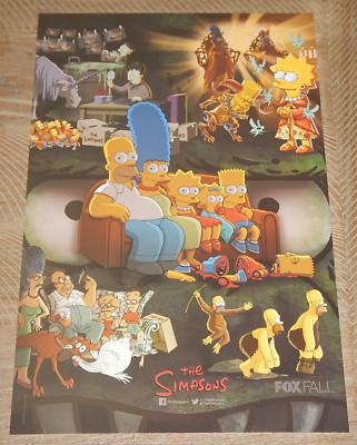 SDCC 2015 FOX FALL THE SIMPSONS 11 X 17 PROMO POSTER/ PRINT 2022 | eBay