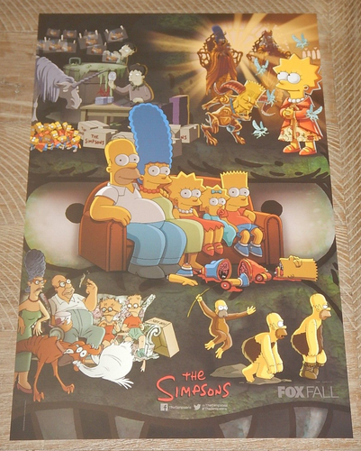 SDCC 2015 FOX FALL THE SIMPSONS 11 X 17 PROMO POSTER/ PRINT 2022 | eBay
