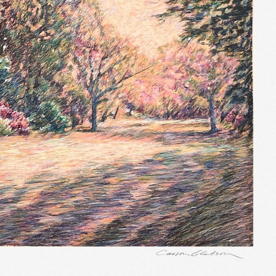Carson Gladson (1940-2023), "Azalea Dawn" Limited Edition Serigraph ...