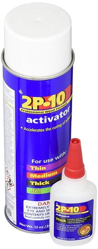 Fastcap 2P 10 Super Glue Adhesive 2.25 Ounce Thick and 12 Ounce ...