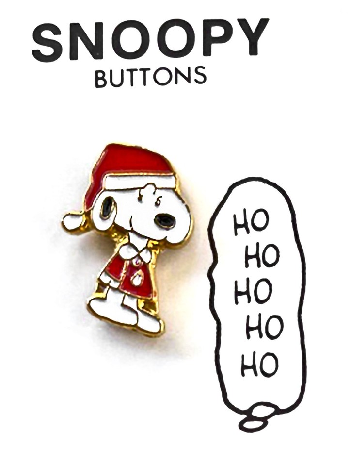 Peanuts Santa Snoopy Dog - JHB Collectible Metal Christmas Shank ...