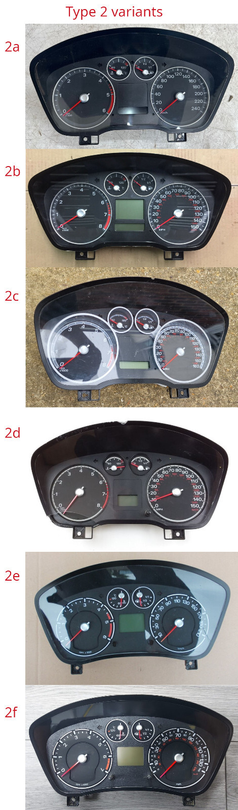 Ford Instrument Cluster **Repair Service**, Focus / Fiesta / Mondeo ...
