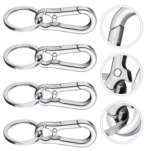 5 Pcs Waist Keychain Keychains for Men Metal Man Practical Hook Ring ...