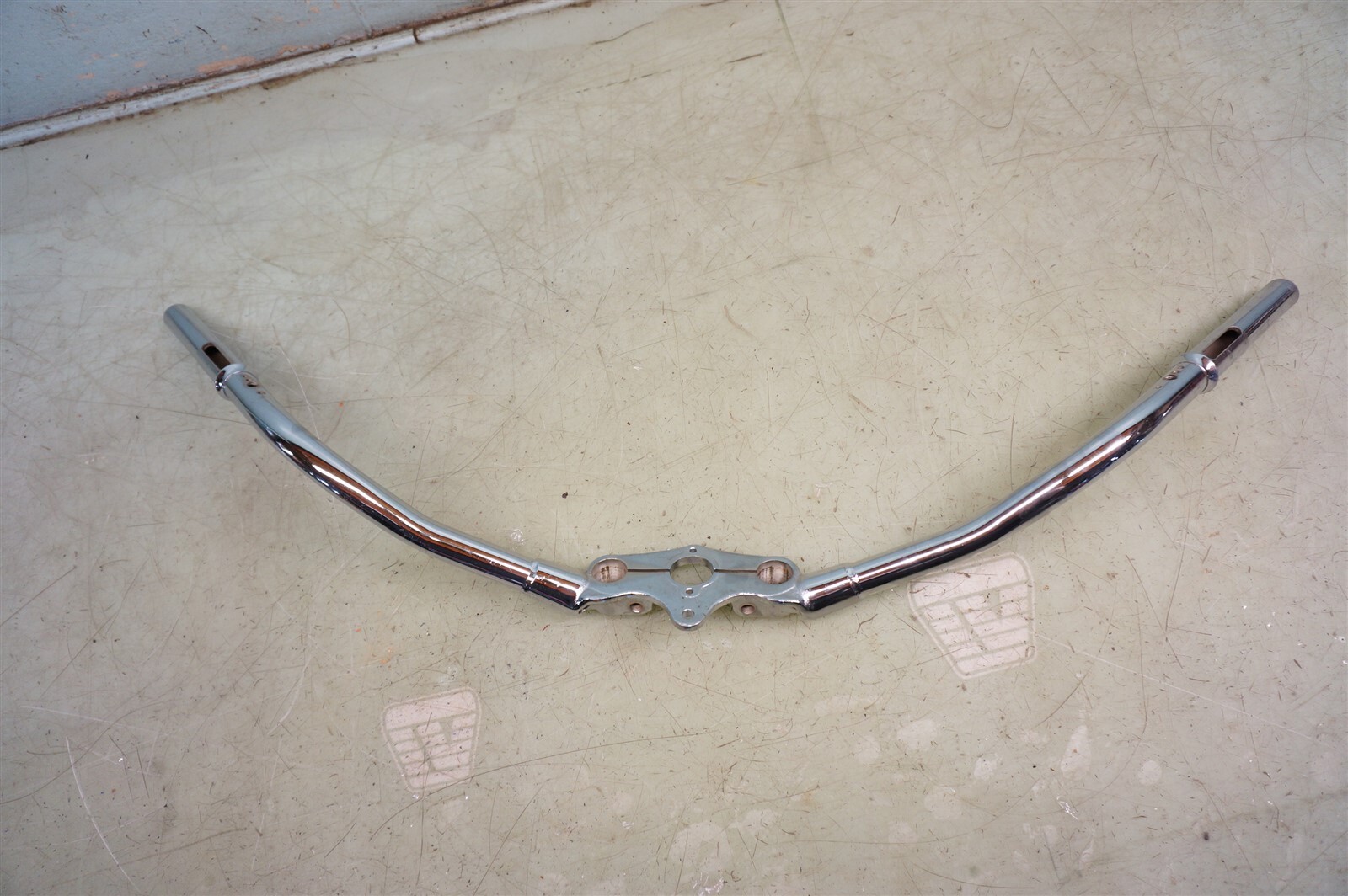 Harley Davidson Knucklehead Flathead Inline Springer Handlebars Chrome ...