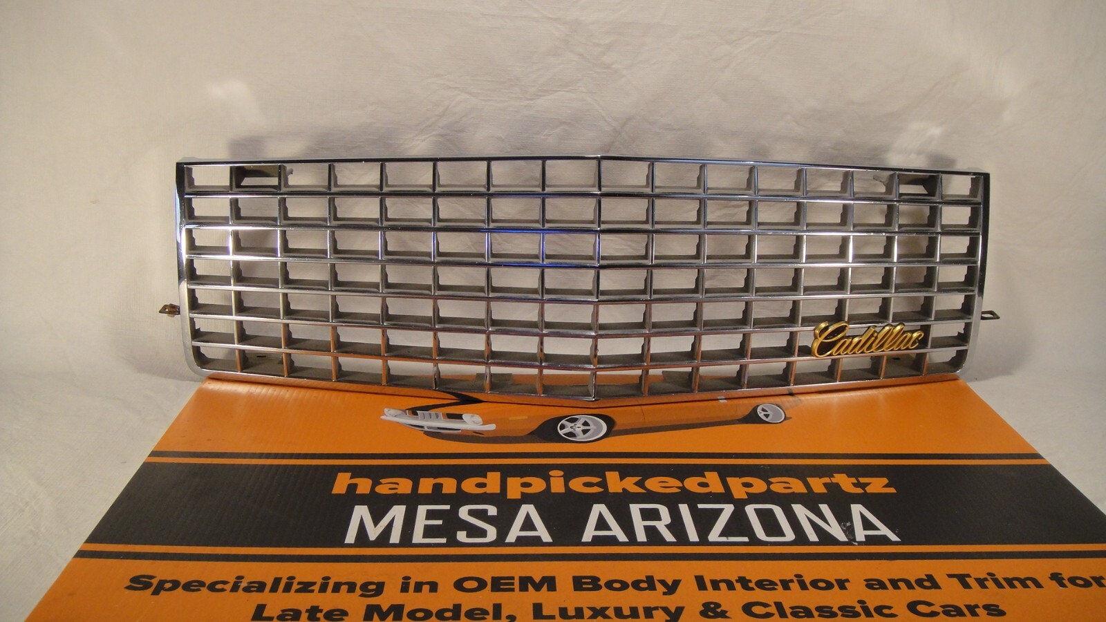 1988-1991 CADILLAC ELDORADO GRILLE WITH GOLD SCRIPT EMBLEM | eBay