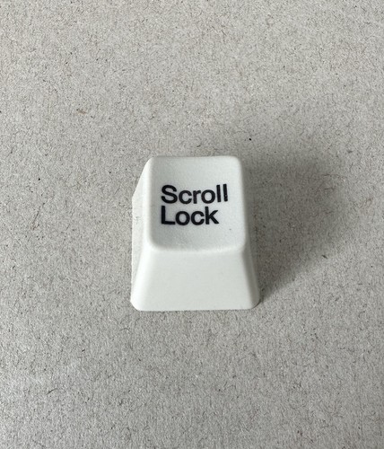 "Scroll Lock" Key Cap PEARL color IBM Model M Keyboard Unicomp Keycap ...