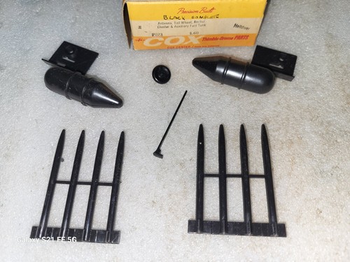 NOS Vintage Cox RC Airplane Helldiver Rocket Cluster Fuel Tank Antenna ...